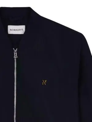 NOWADAYS Logo-embroidered Zip-up Bomber Jacket