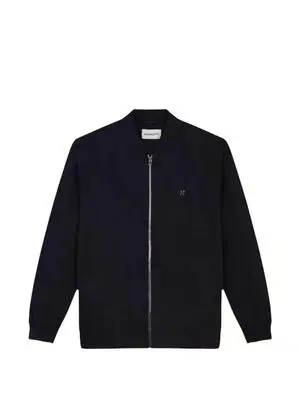 NOWADAYS Logo-embroidered Zip-up Bomber Jacket - Blue
