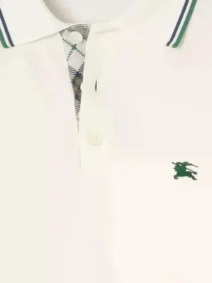 Burberry Cotton-blend Tennis Polo Shirt - White