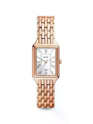 Fossil Raquel 23mm Rectangular Watch - White