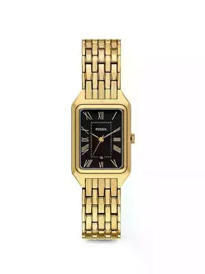 Fossil Raquel Rectangular Stainless Steel Watch