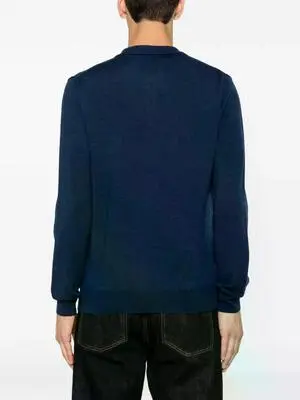 SERGIO MORETTI FIRENZE V-neck Long Sleeve Sweater