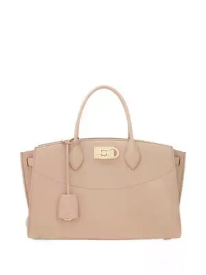 FERRAGAMO Studio Soft Tote Bag - Neutrals