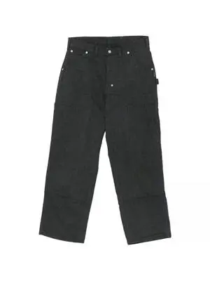 NEIGHBORHOOD Double-knee Straight-leg Jeans - Black