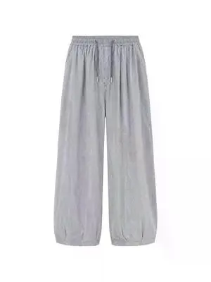ESTUDIO NIKSEN Striped Balloon Trousers - Blue
