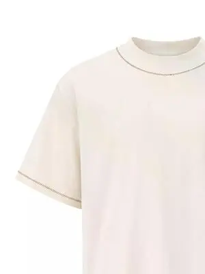Estudio Niksen Hand-embroidered Cropped T-shirt