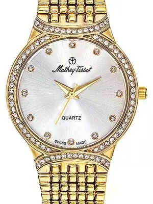 MATHEY TISSOT Classic 28mm Watch With Crystal-embellished Bezel