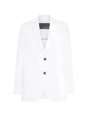 RRD Single-breasted Notched-lapel Blazer - White