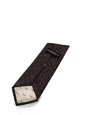 Emporio Armani Polka-dot Silk Tie