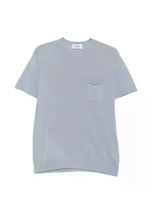 VELA SHOP Short-sleeve Pocket T-shirt - Blue