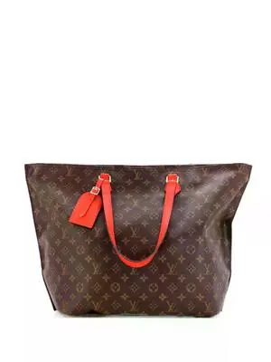 LOUIS VUITTON Monogram Canvas Mm Travel Bag - Brown