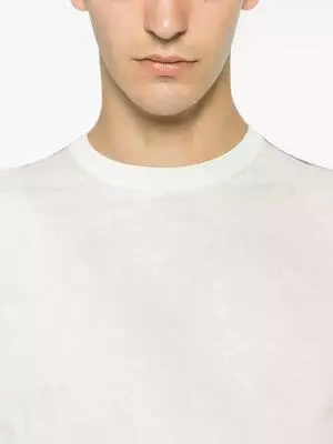 VELA SHOP Ribbed Crew Neck Short Sleeve Sweater