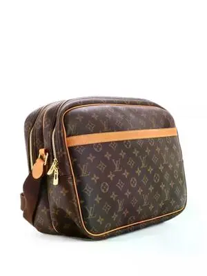 LOUIS VUITTON Reporter Bag Monogram Canvas Gm - Brown