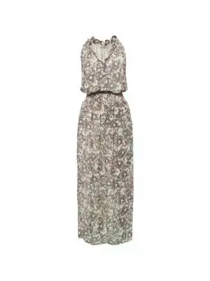ALLSAINTS Nylah Rosa Floral-print Maxi Dress - Neutrals
