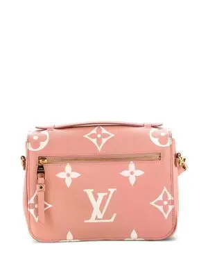 LOUIS VUITTON Pochette Metis Monogram Empreinte Giant Crossbody Bag - Pink