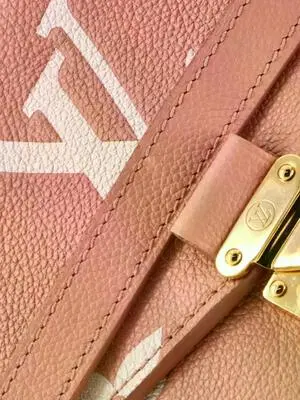 LOUIS VUITTON Pochette Metis Monogram Empreinte Giant Crossbody Bag - Pink