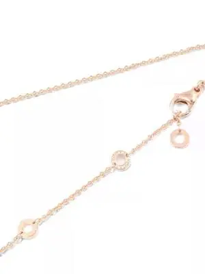 BVLGARI B.zero1 Ceramic Necklace In 18k Rose Gold
