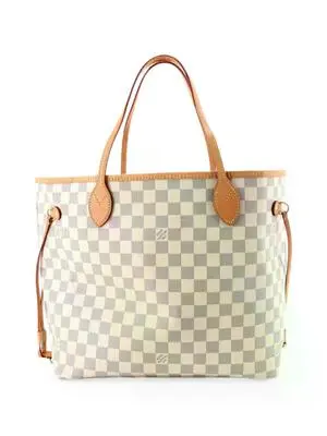 LOUIS VUITTON Neverfull Mm Tote Bag - White