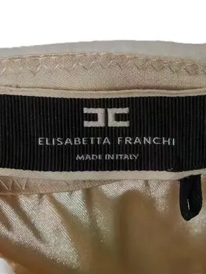 Elisabetta Franchi Strapless Quilted Mini Dress