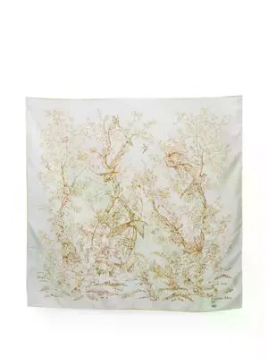 Dior Jardin D'hiver Square Scarf - Neutrals