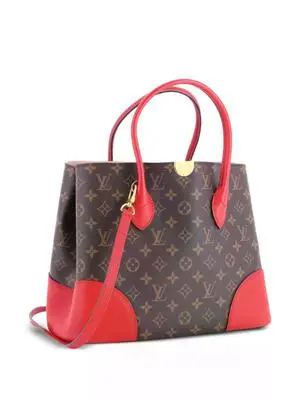 LOUIS VUITTON Flandrin Monogram Canvas And Leather Tote Bag - Brown