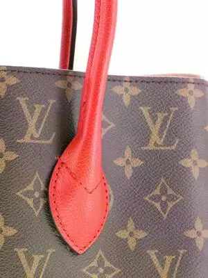 LOUIS VUITTON Flandrin Monogram Canvas And Leather Tote Bag - Brown