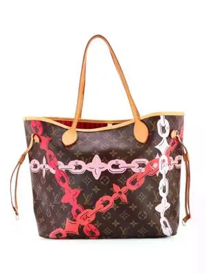 LOUIS VUITTON Monogram Canvas Mm Tote Bag - Brown