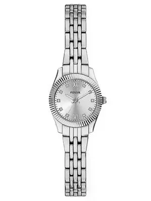 Fossil Scarlette Mini Stainless Steel Watch - Silver