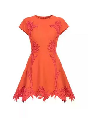 Simkhai Raquel Midi Dress - Orange