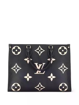 LOUIS VUITTON Monogram Empreinte Giant Onthego Mm Shoulder Bag - Black