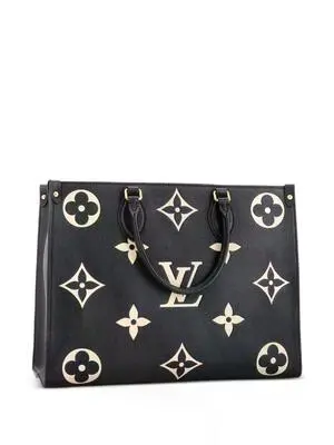 LOUIS VUITTON Monogram Empreinte Giant Onthego Mm Shoulder Bag - Black