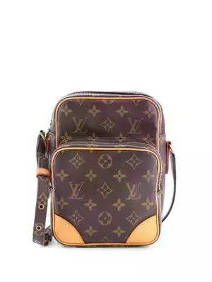 LOUIS VUITTON Amazone Monogram Canvas Crossbody Bag - Brown