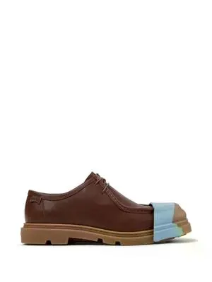 Camper Junction Leather Derby Shoes - Brown