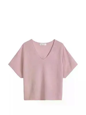 Marc O'polo V-neck Short Sleeve T-shirt - Pink