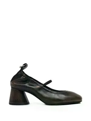 ALOHAS Rhiane Leather Square-toe Mary Jane Pumps