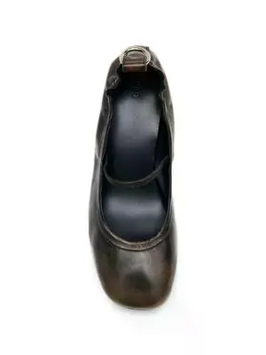 ALOHAS Rhiane Leather Square-toe Mary Jane Pumps