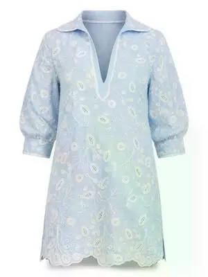 Simkhai Freya Embroidered Mini Dress