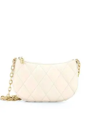 Burberry Rocking Horse Chain Pouch Quilted Leather Mini Shoulder Bag - Neutrals