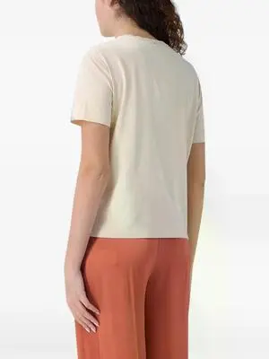 TWINSET Embroidered T-shirt - Neutrals