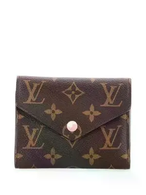 LOUIS VUITTON Victorine Wallet Monogram Canvas Small Wallets - Pink
