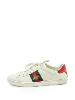 Gucci Ace Web Sneakers - White