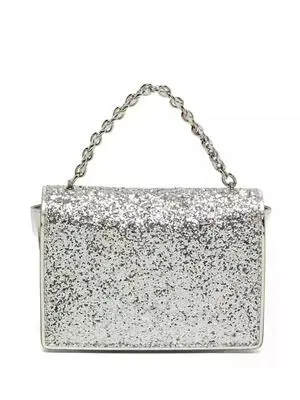 FERRAGAMO Vara Bow Glitter Top Tote Bag