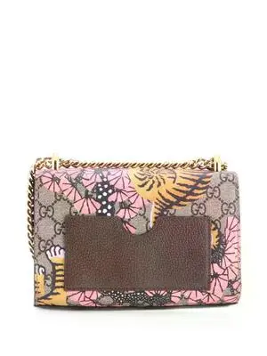 Gucci Padlock Bengal Print Gg Coated Canvas Small Shoulder Bag