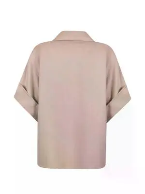 Max Mara Double-breasted Short-sleeve Coat