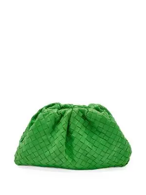 Bottega Veneta The Pouch Clutch Bag - Green