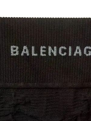 Balenciaga Logo-intarsia Leggings