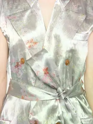 BARBARA BOLOGNA Floral Pattern Coat