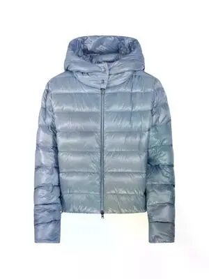 Herno Hooded Quilted Jacket - Blue