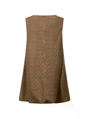 GIOVANNI PARIS Broderie Anglaise Bubble Hem Dress