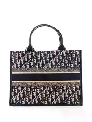 Dior Book With Strap Oblique Canvas Medium Tote Bag